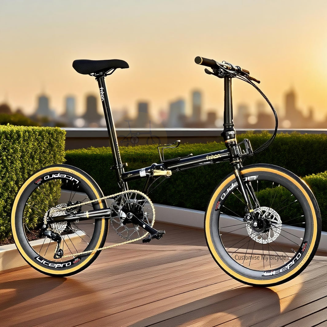 💨 Fnhon Gust Foldable Bike 20-inch • Popular Sleek Durable Frame 22 ...