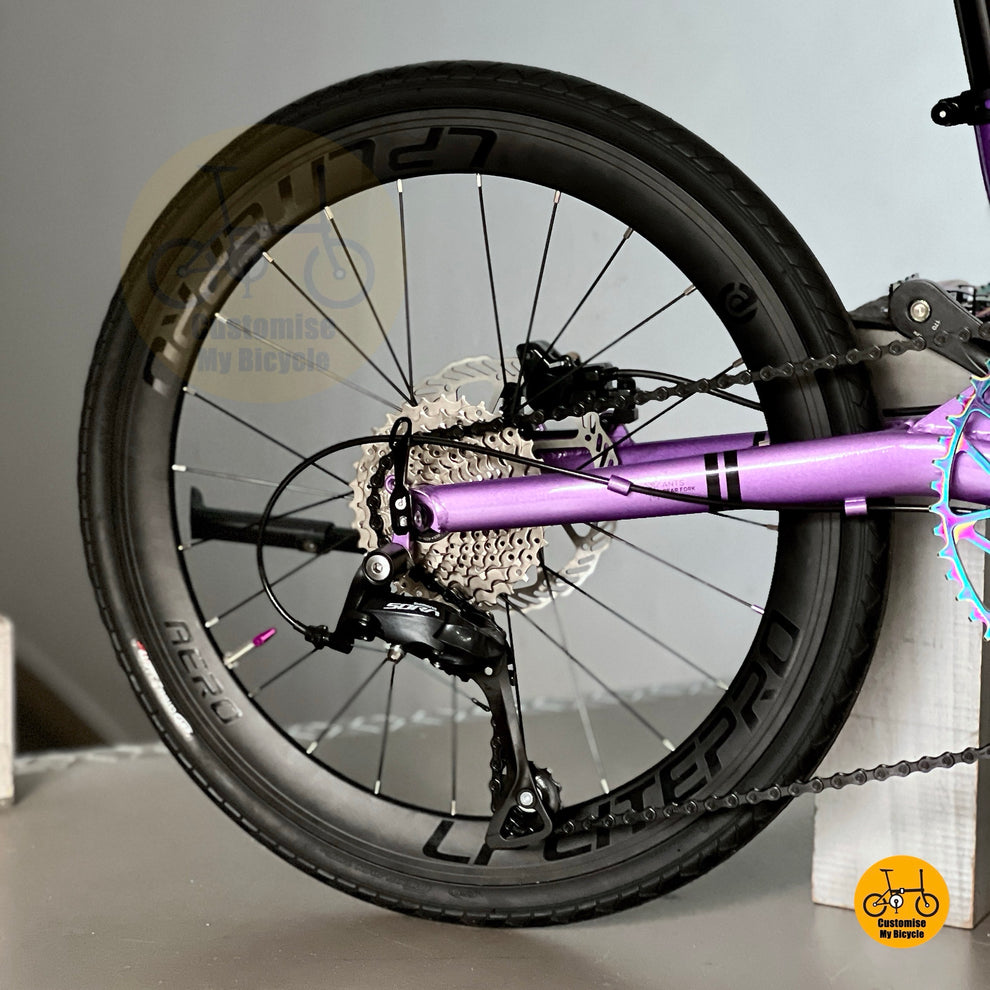 Fnhon Gust 22 Inch Folding Bicycle Chromoly Frame Shimano Drivetrain ...