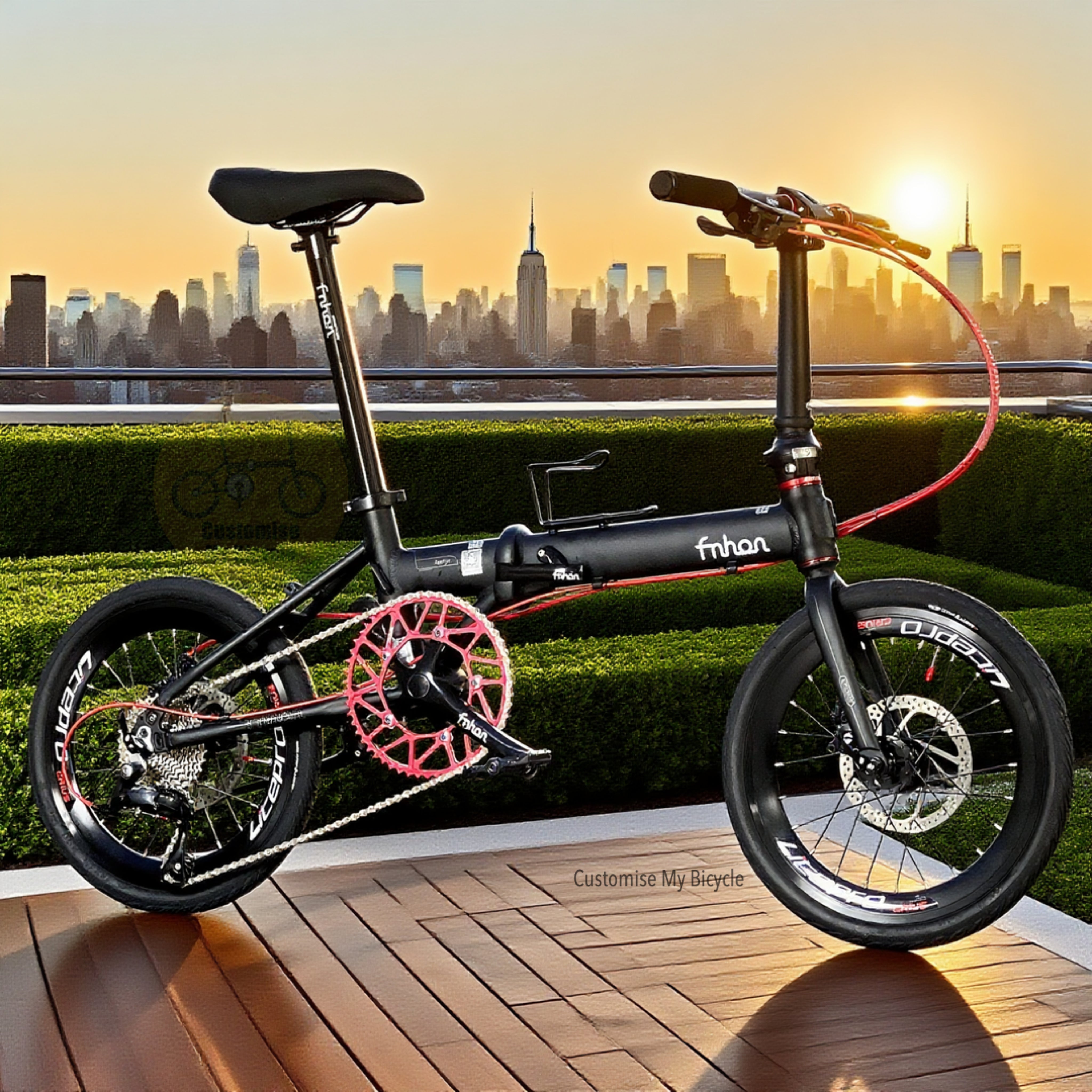 Fnhon Zephyr 18 Inch Folding Bike With Lightweight Aluminium Frame ...